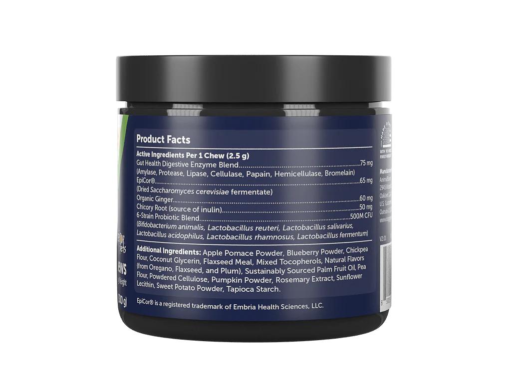 AnimalBiome DoggyBiome Gut Shield Chews Dog Supplement, 120-count | The ...