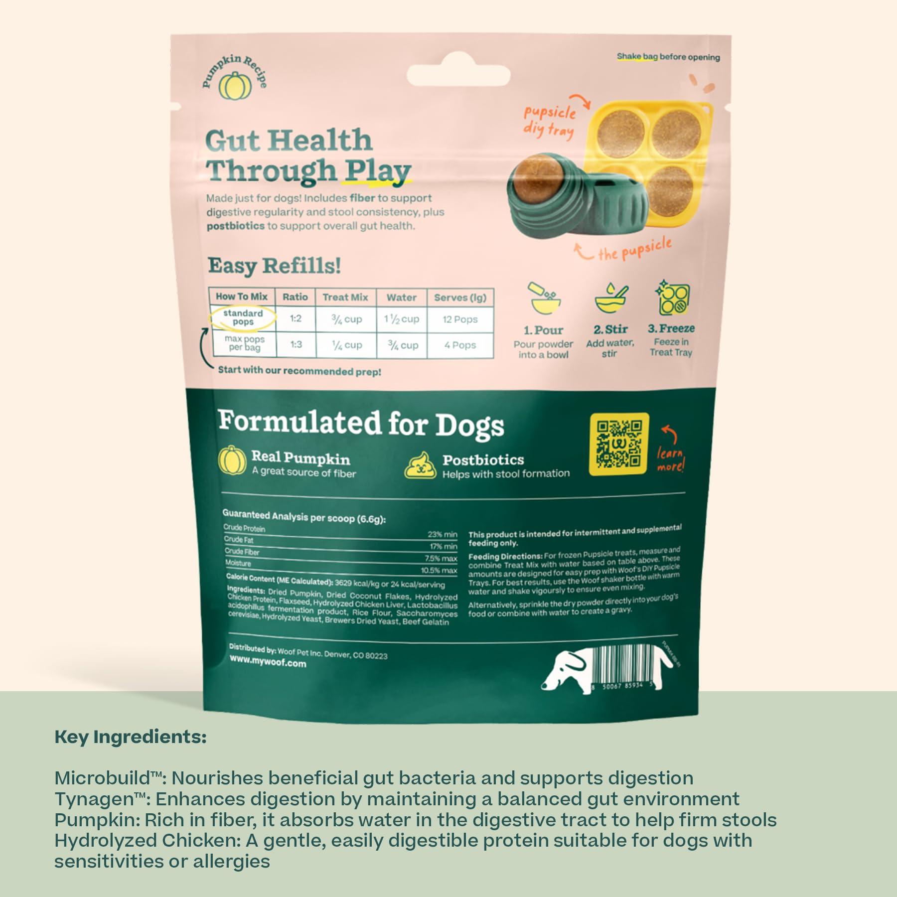 Woof Pupsicle Mix Balanced Belly Dog Treats, 5.5-oz | NorthPoint Pets