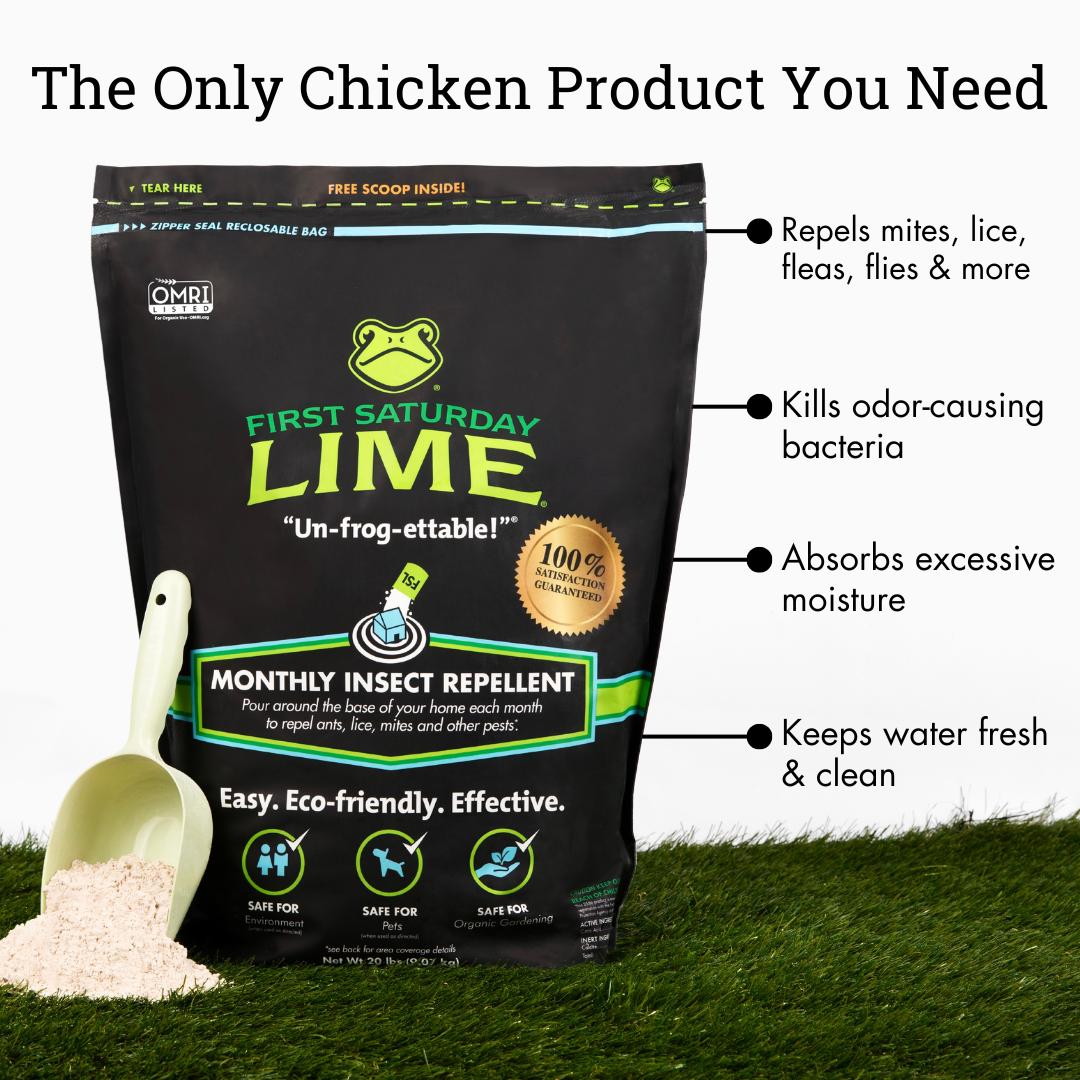 First Saturday Lime Insect Repellent, 20-lb | Paw of the Family