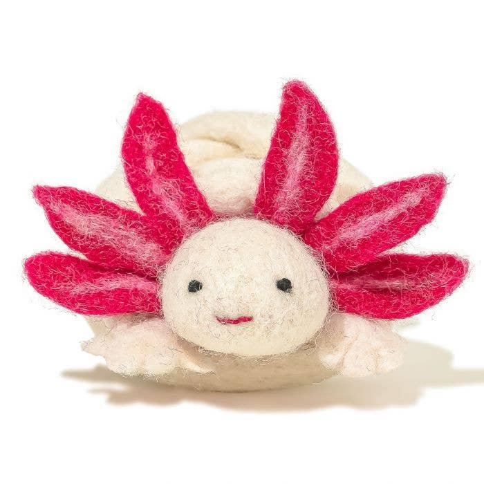Cat in the Box A Little 'Lotl Axolotl Wool Cat Toy, 5-ft | The Big Bad Woof