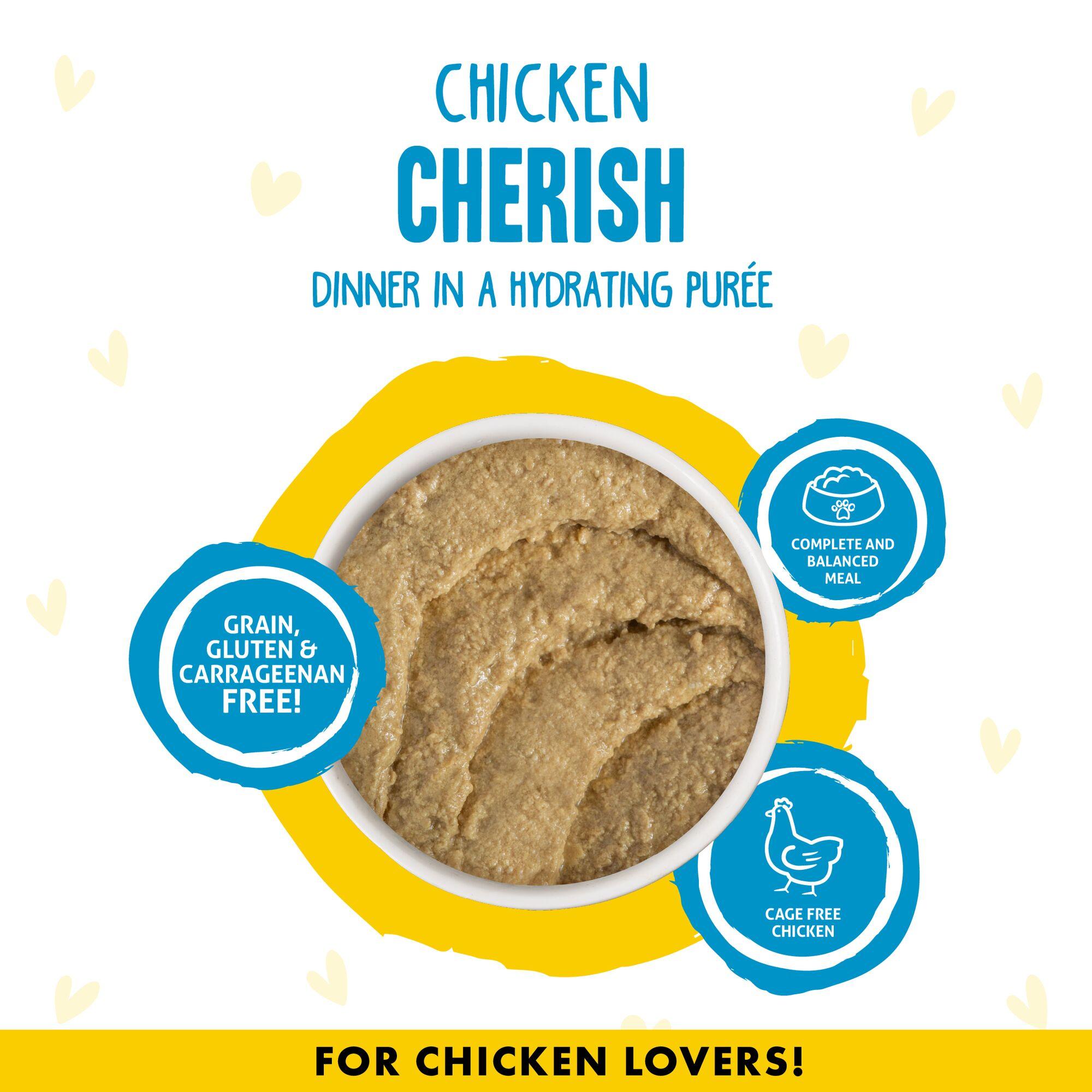 BFF PLAY PATE Chicken Cherish Dinner in a Hydrating Puree Wet Cat Food ...